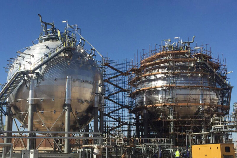 NCIC SPHERICAL TANKS – NILE ENGINEERING | CONSTRUCTION